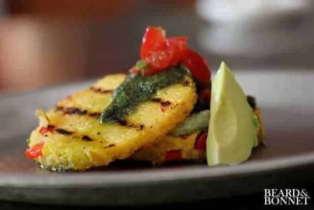 Peppered Polenta Stack (Gluten + Dairy Free) - This Mess is Ours