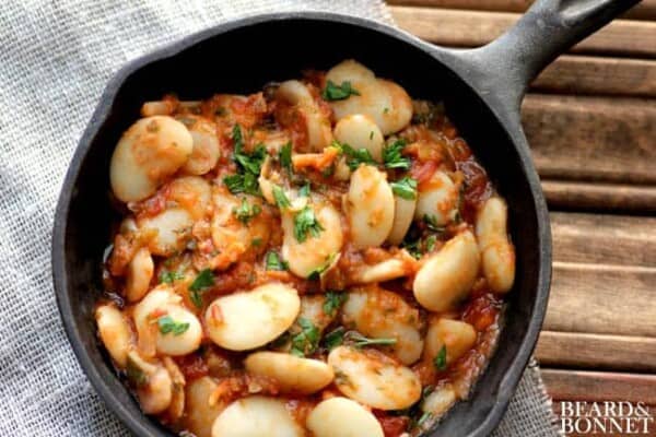 Mediterranean-Style Baked Lima Beans Gluten-Free & Vegan - This Mess is ...