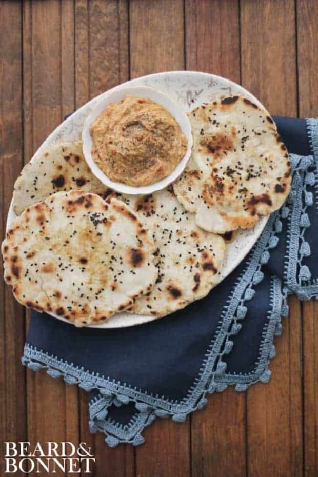 Cumin & Black Sesame Naan - This Mess is Ours