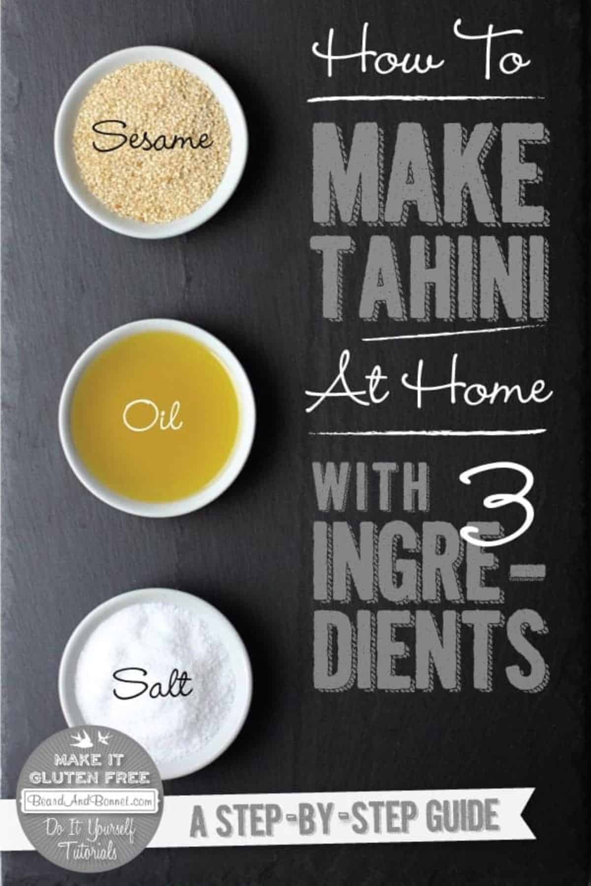 How To Make Tahini - This Mess is Ours