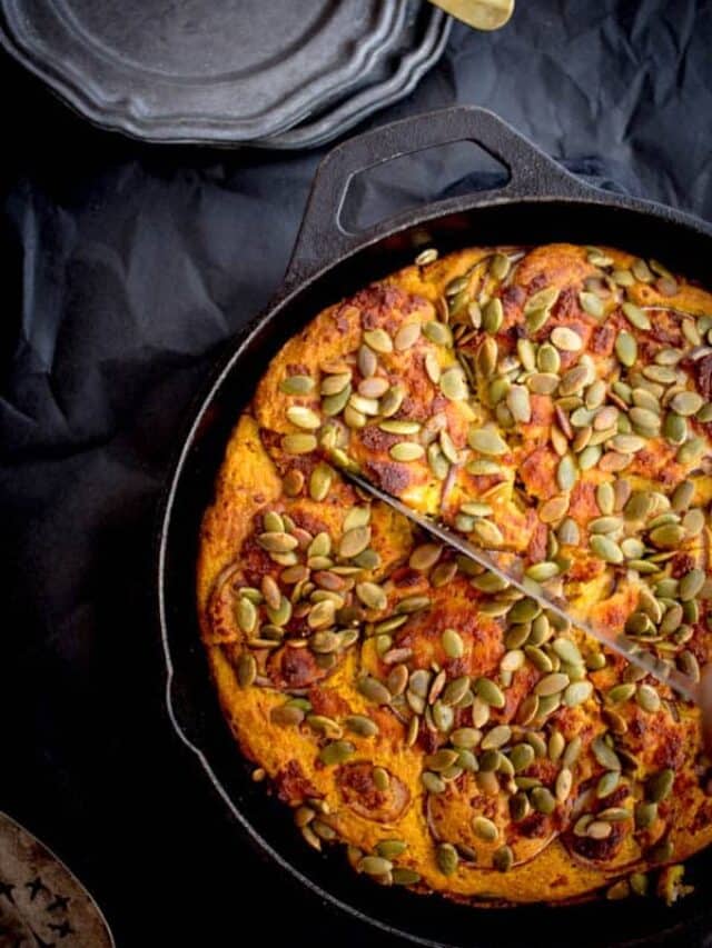 Pumpkin Loaded Cornbread
