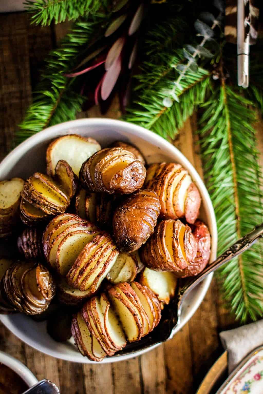Perfectly Roasted Christmas Potatoes - This Mess is Ours