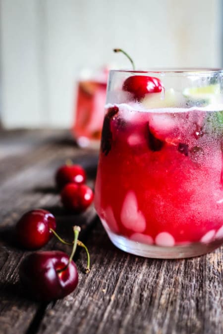 An Easy and Refreshing Cherry Lime Cocktail Made With Limeade - This ...