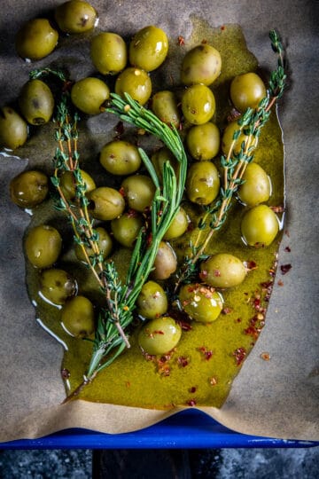 An Easy Appetizer Recipe; Roasted Ripe Olives - This Mess is Ours