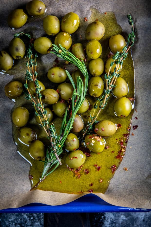 An Easy Appetizer Recipe; Roasted Ripe Olives - This Mess is Ours