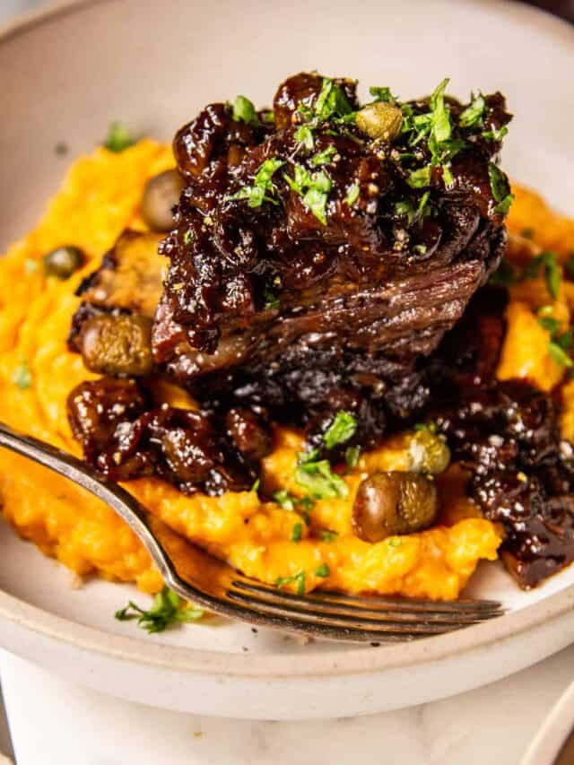 The Best Short Rib Recipe: Short Rib Marbella! - This Mess is Ours