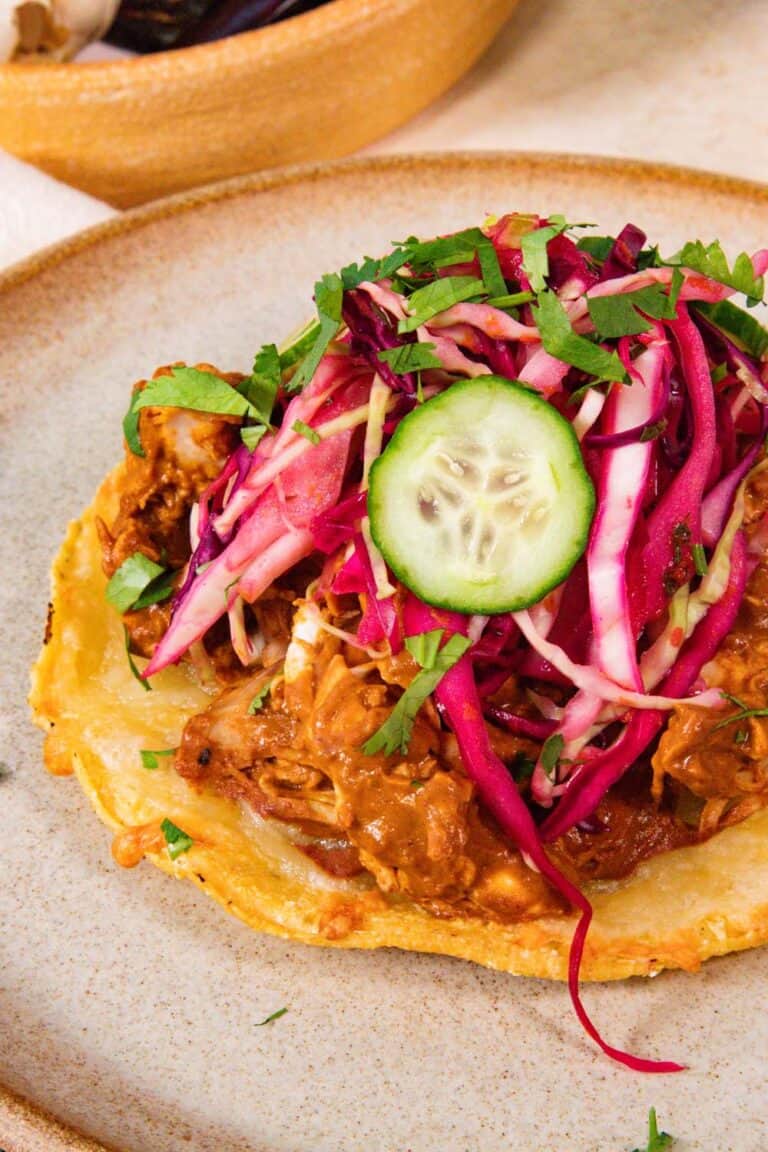 One Of The Best Rotisserie Chicken Recipes; Chicken Tostadas with Easy ...