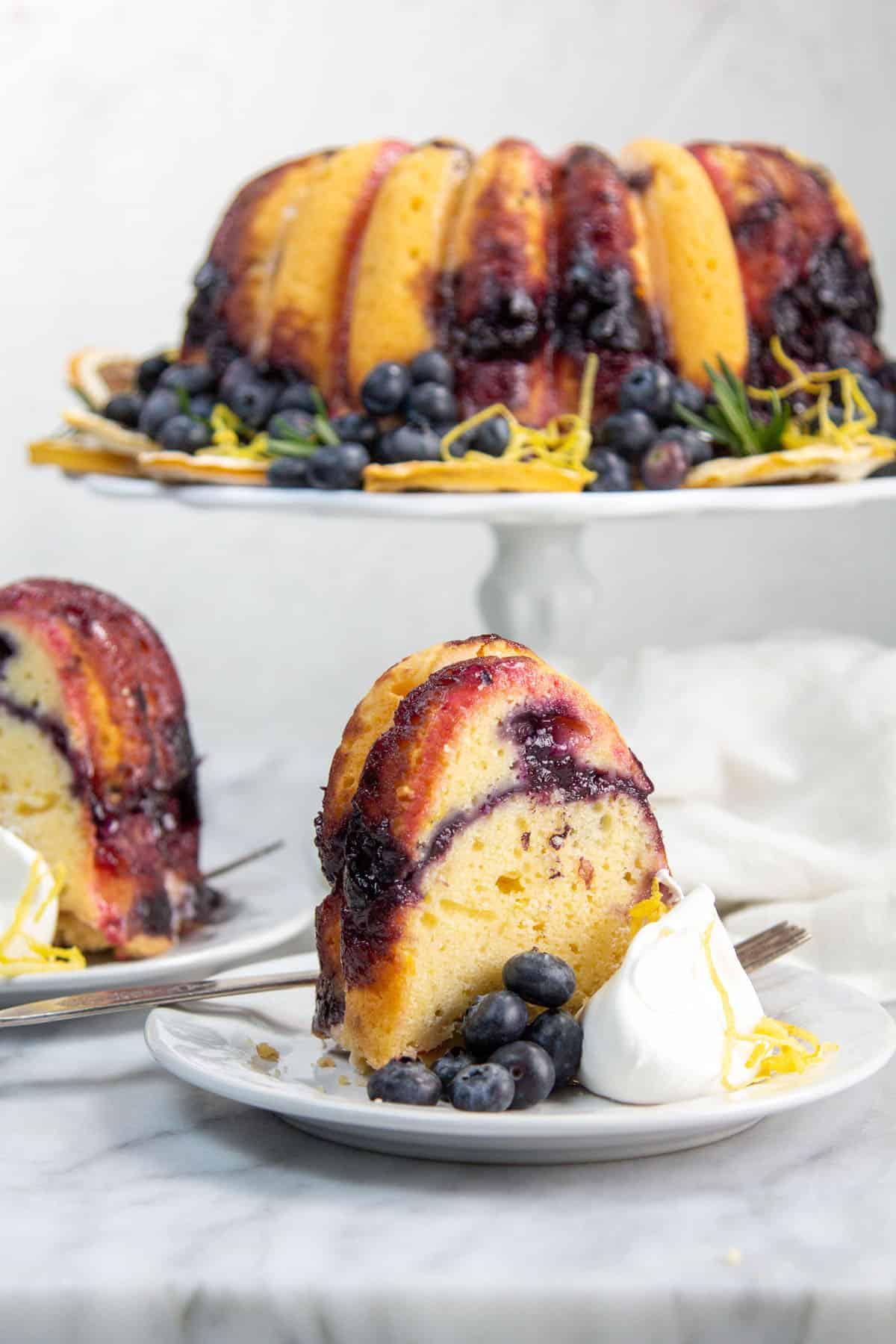 A Recipe Inspired by a Latte: Blueberry London Fog Tea Cake - This Mess ...
