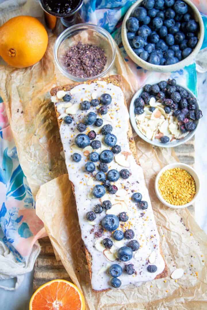 A Recipe Inspired by a Latte: Blueberry London Fog Tea Cake - This Mess ...