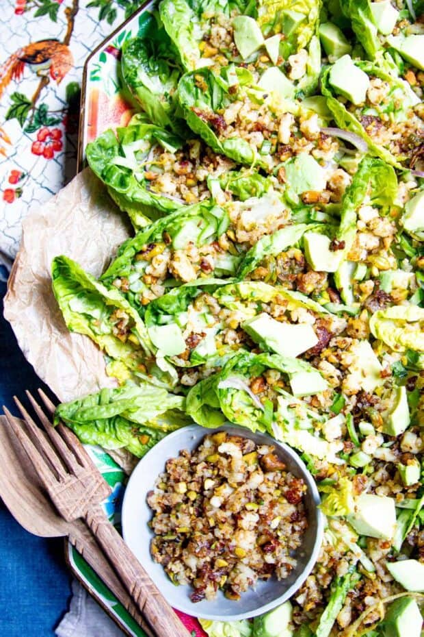 A Crunchy Salad Topper with Panela Cheese & Pistachio - This Mess is Ours