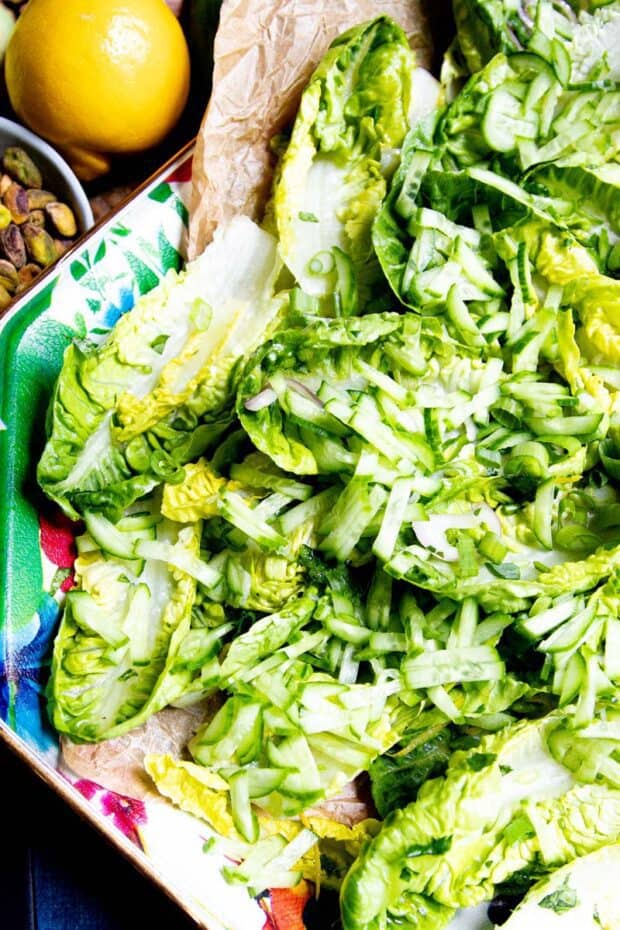 A Crunchy Salad Topper with Panela Cheese & Pistachio - This Mess is Ours